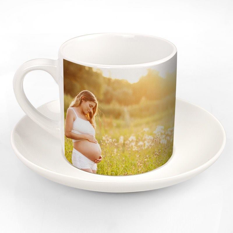 Personalized Tea Cups With Saucer | Custom Tea Mugs | Bags Of Love