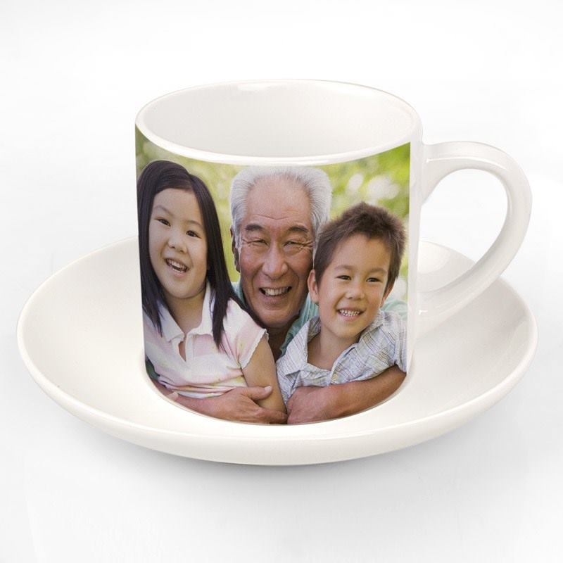 Personalized Tea Cups With Saucer | Custom Tea Mugs | Bags Of Love